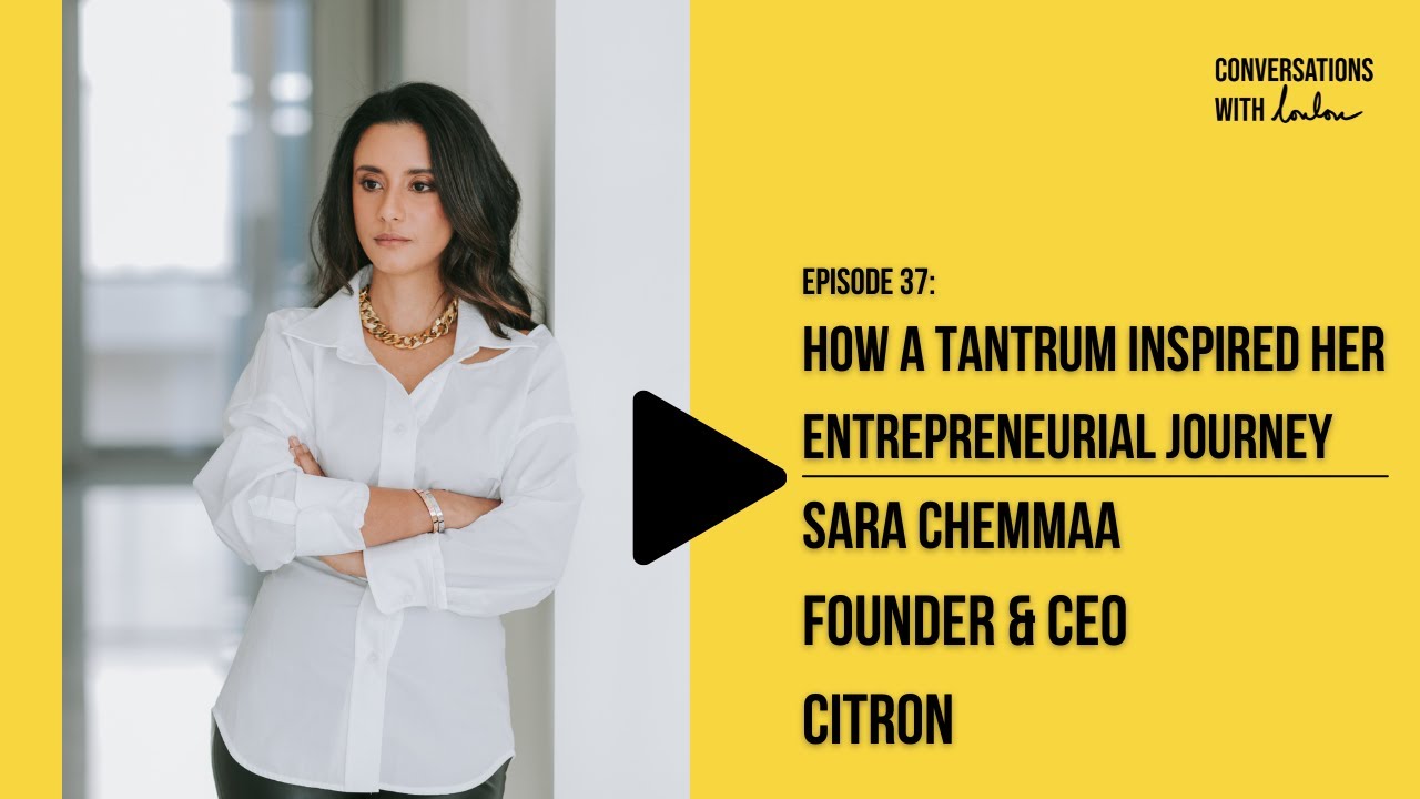 Sara Chemmaa on how a tantrum inspired her entrepreneurial journey ...