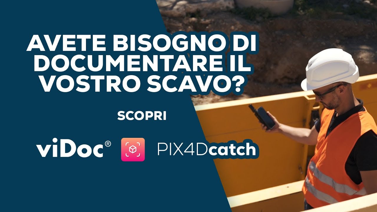 Pix4D - Avete Bisongno di Documentare il Vostro Scavo - viDoc RTK rover ...