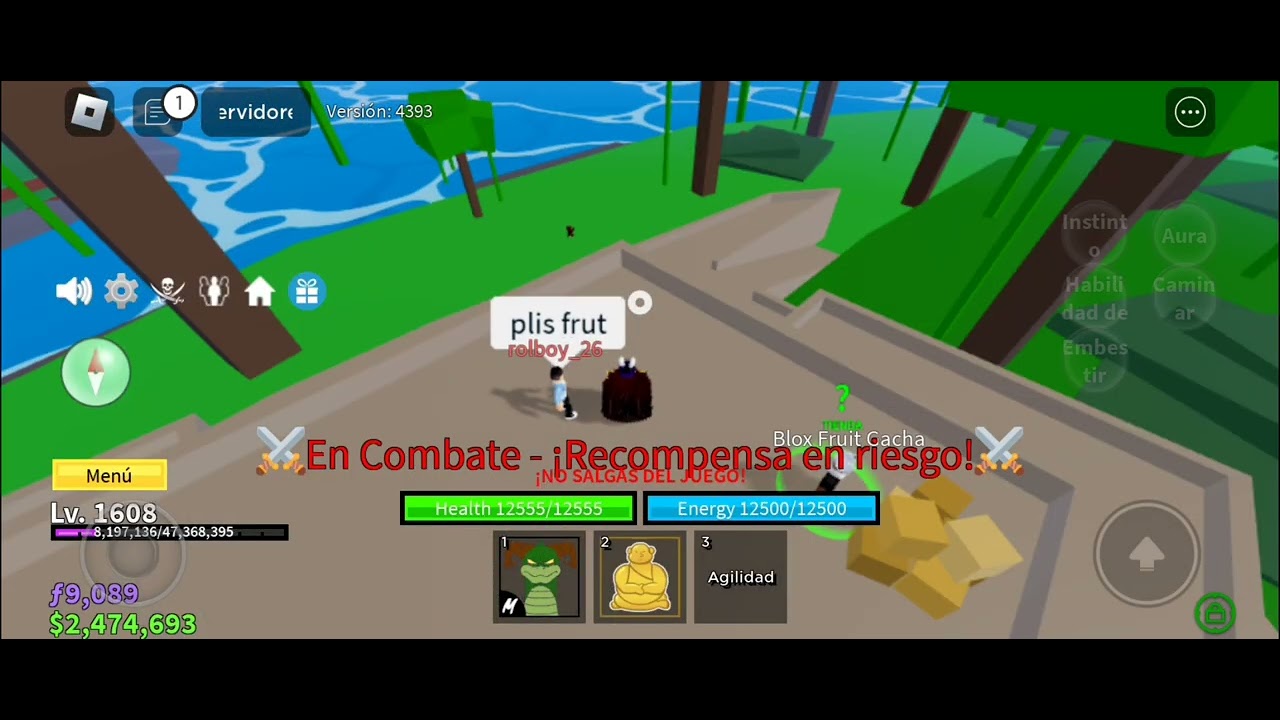 Regalando 10 frutas random a niveles bajos del sea 1 - YouTube