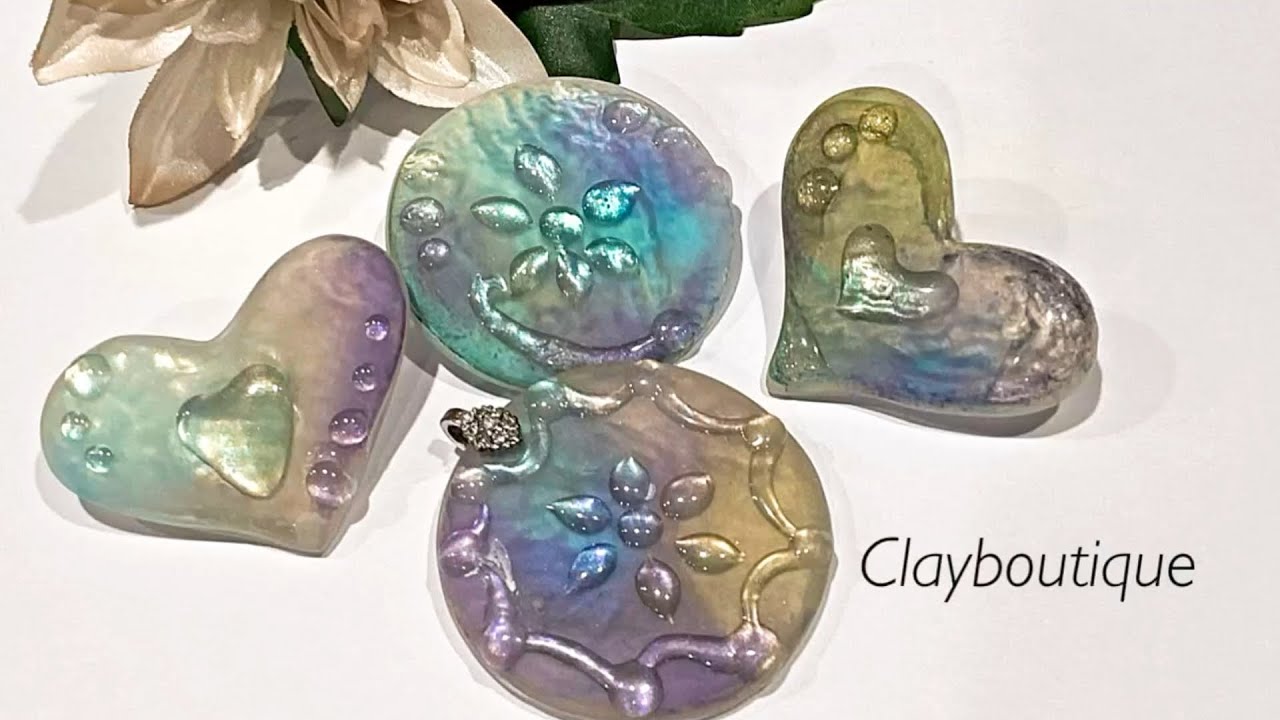 Oooh! It’s magic! Polymer Clay Faux Frosted Glass, using a SECRET ...