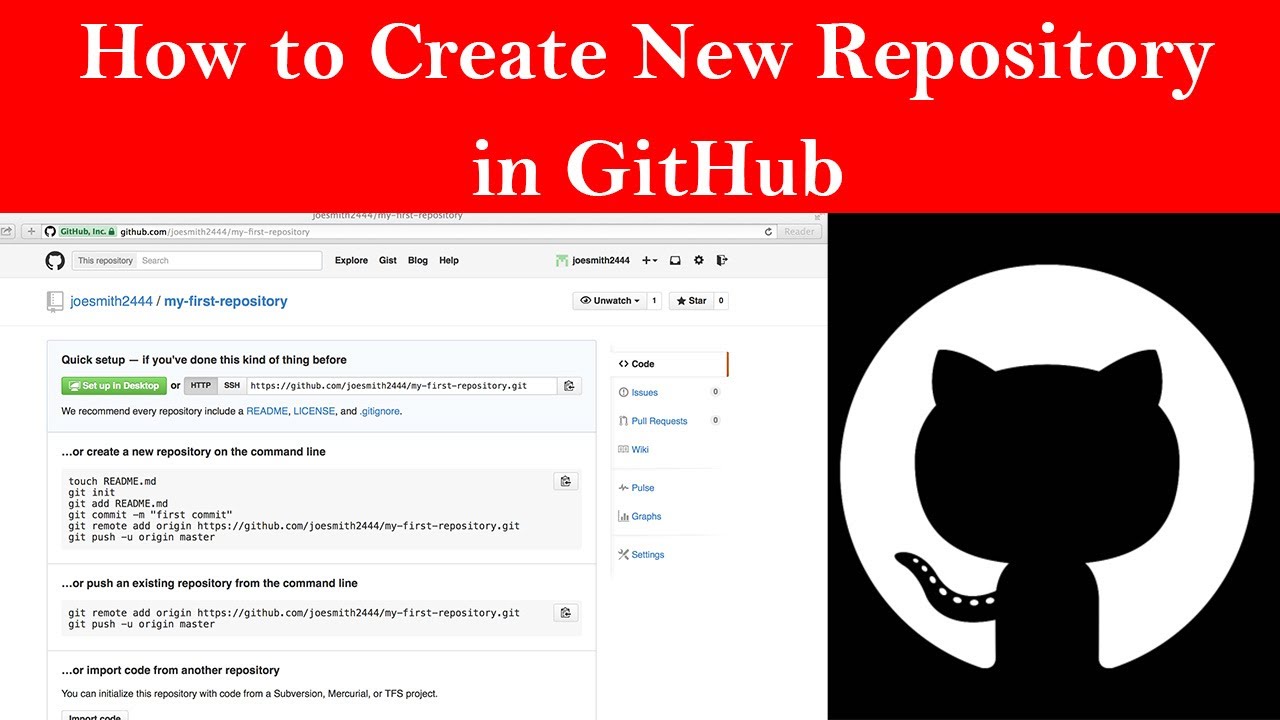 How to Create New Repository in GitHub? - YouTube