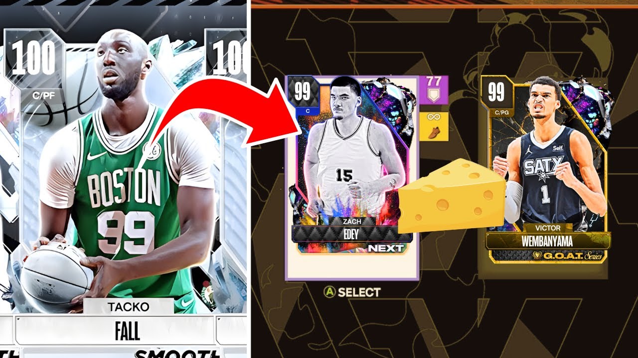 I USE 7'5 DARK MATTER ZACH EDEY AND PG WEMBY IN HONOR OF 100 OVERALL ...