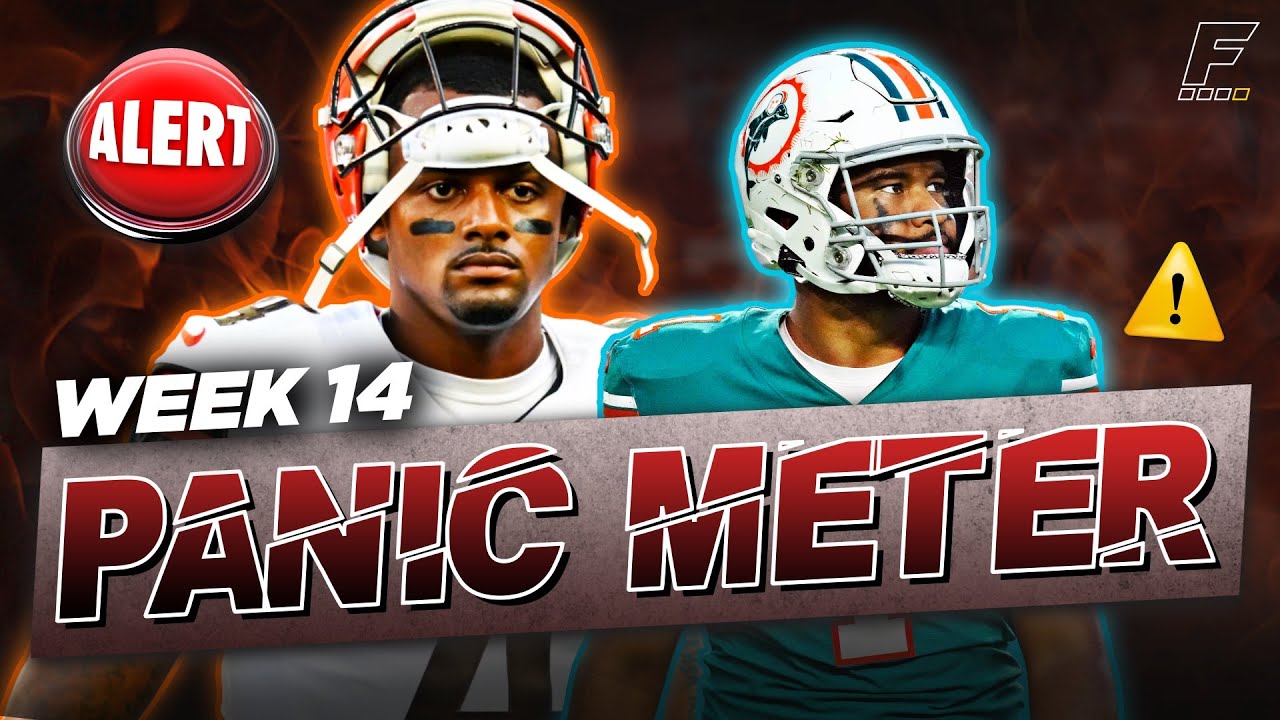 🚨 PANIC METER 🚨 Should You Be Worried? (Week 14 Fantasy Football) - YouTube