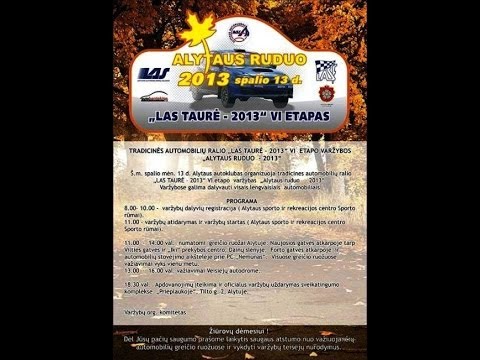 Alytaus Ruduo 2013 Dainu slenis - YouTube