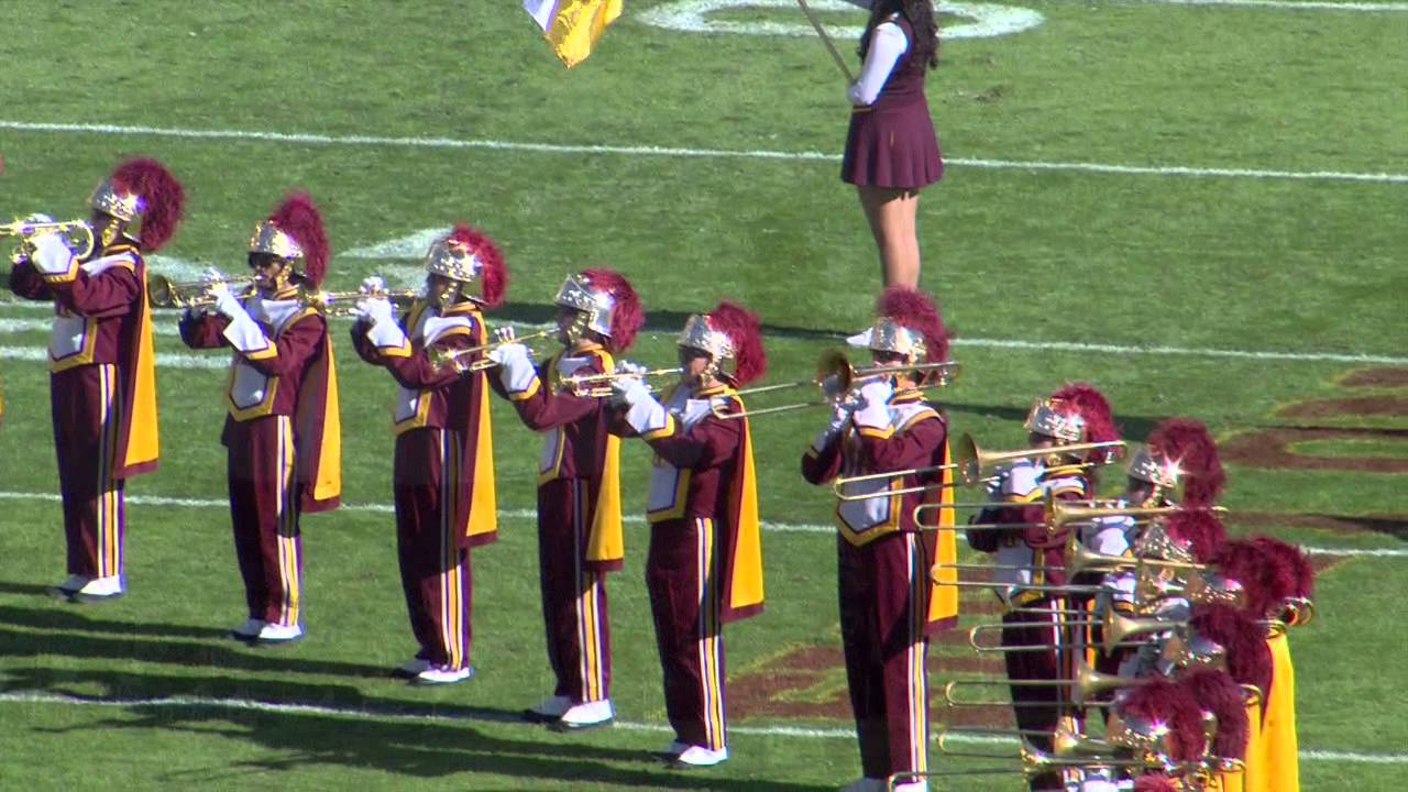 The National Anthem w/Slash and the USC Trojan Marching Band - YouTube