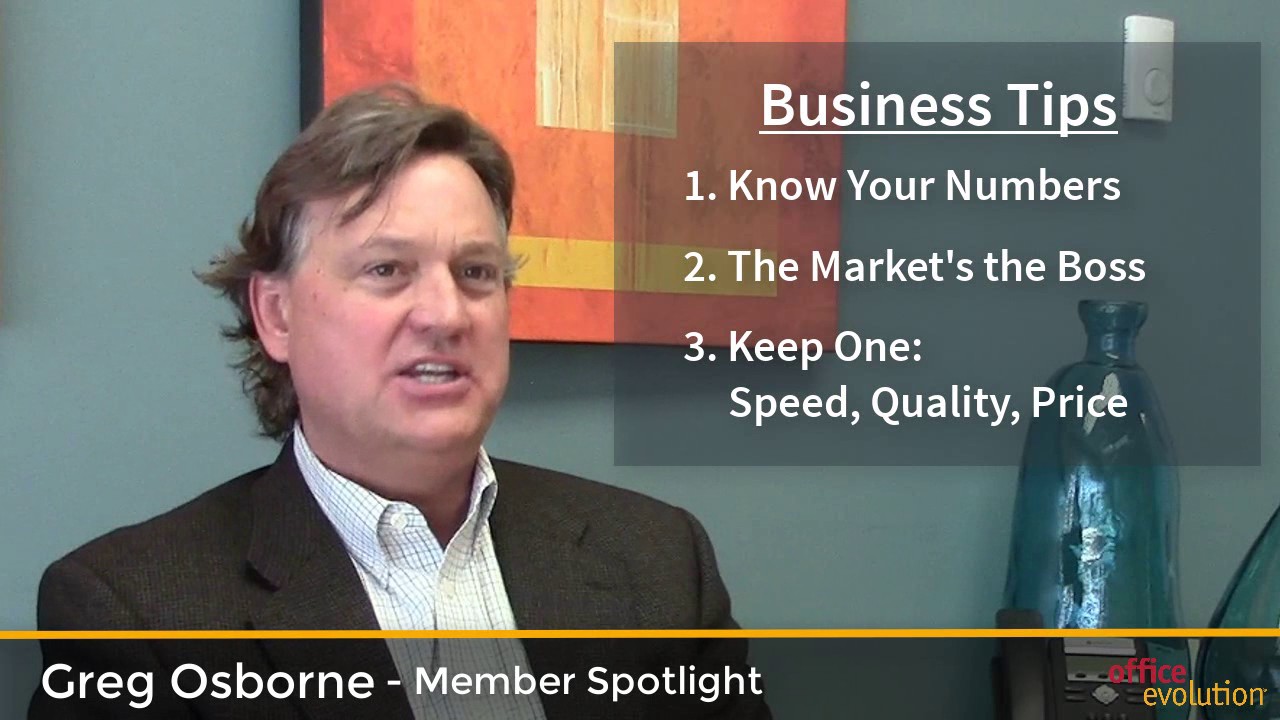 Business Tips from Greg Osborne - YouTube