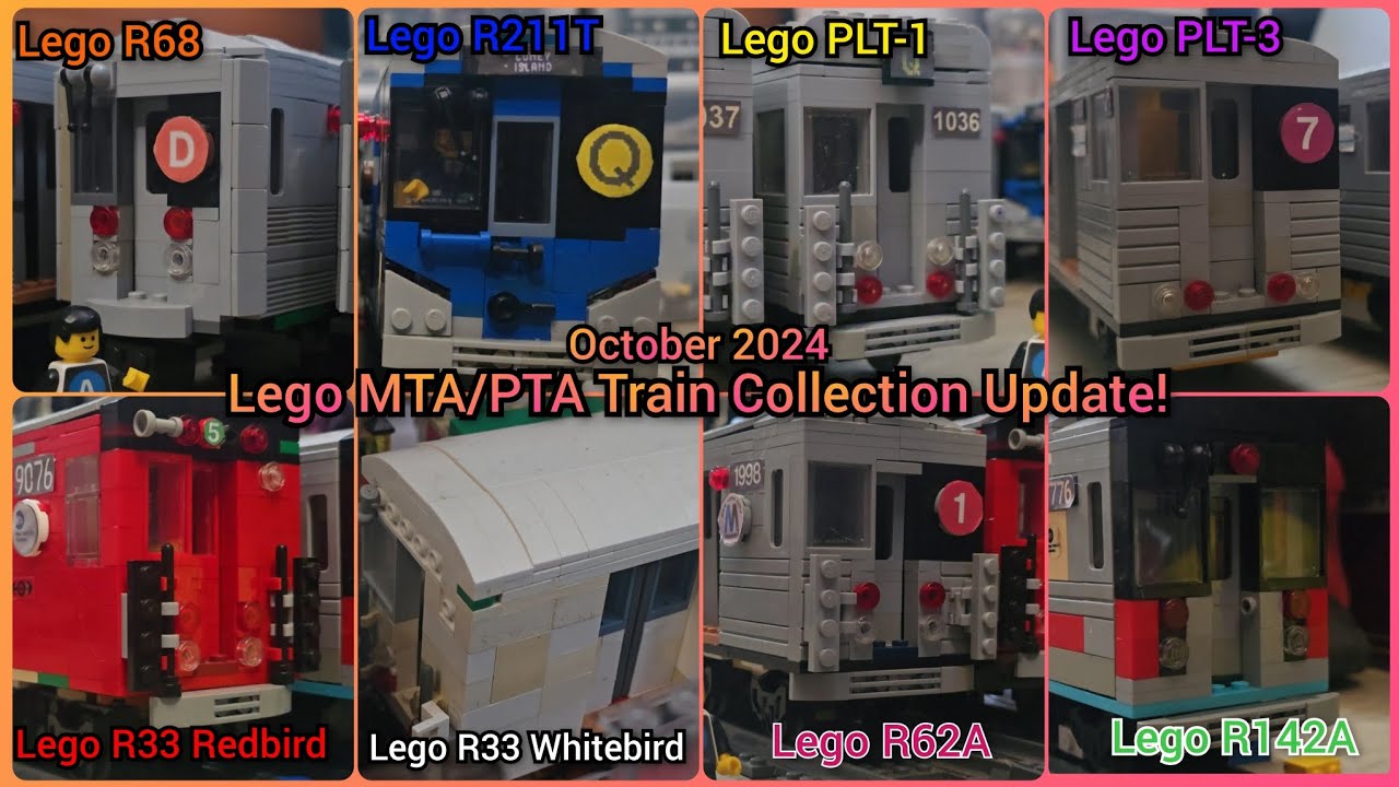 Lego MTA/PTA Train Collection Update - October 2024 - YouTube