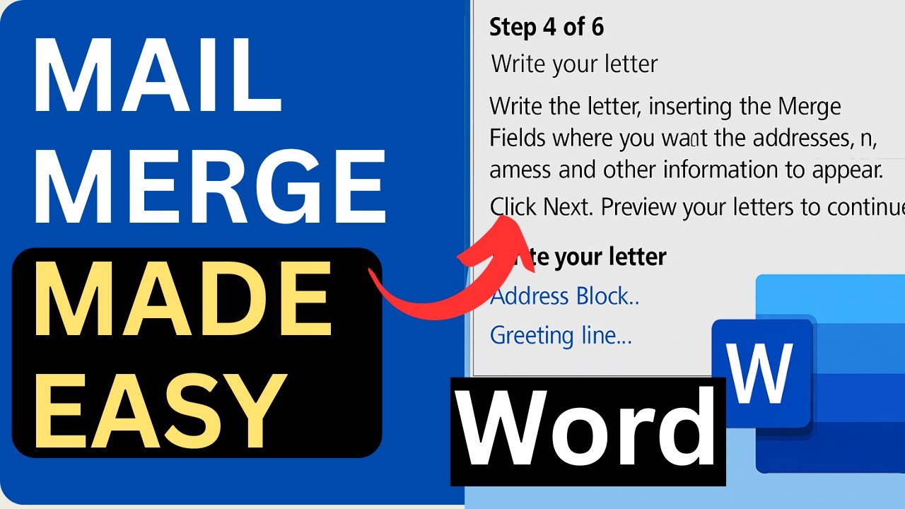 How to Use Mail Merge in MS Word | Step-by-Step Tutorial for Beginners ...