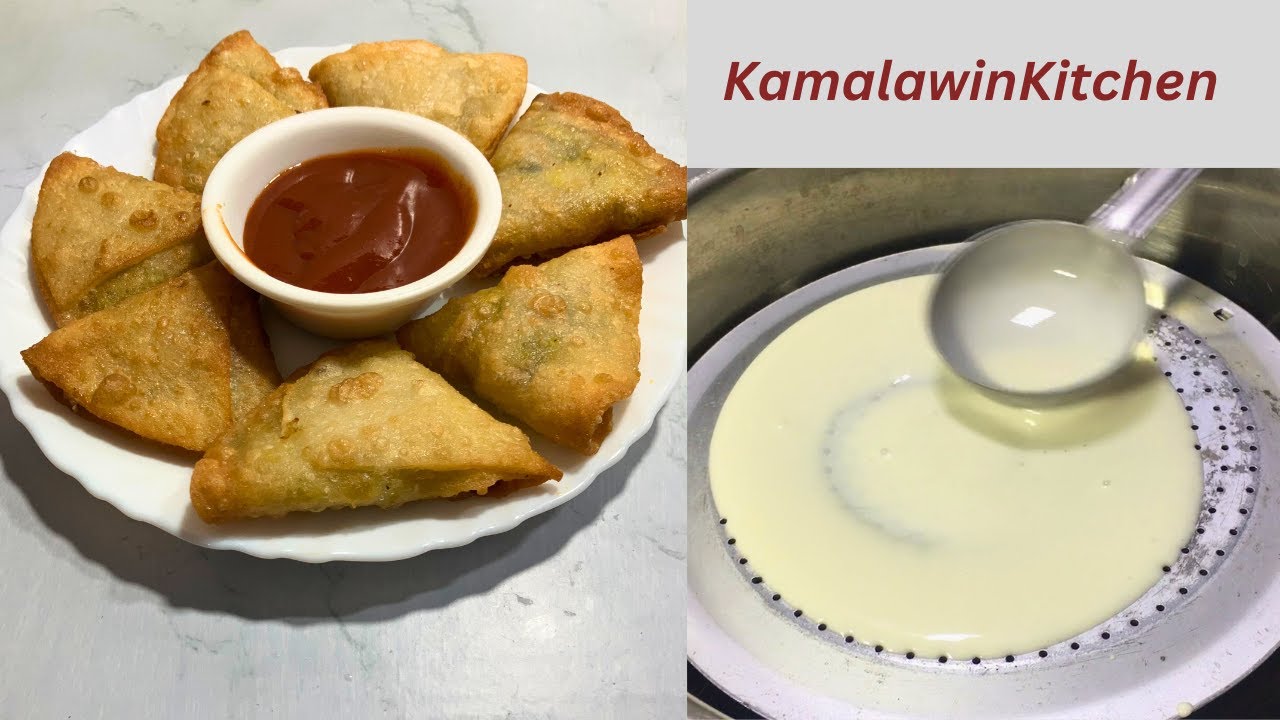 இலகுவா இது மாதிரி சமோசா செய்து ப்பாருங்க | Easy steamed samosa pattis ...