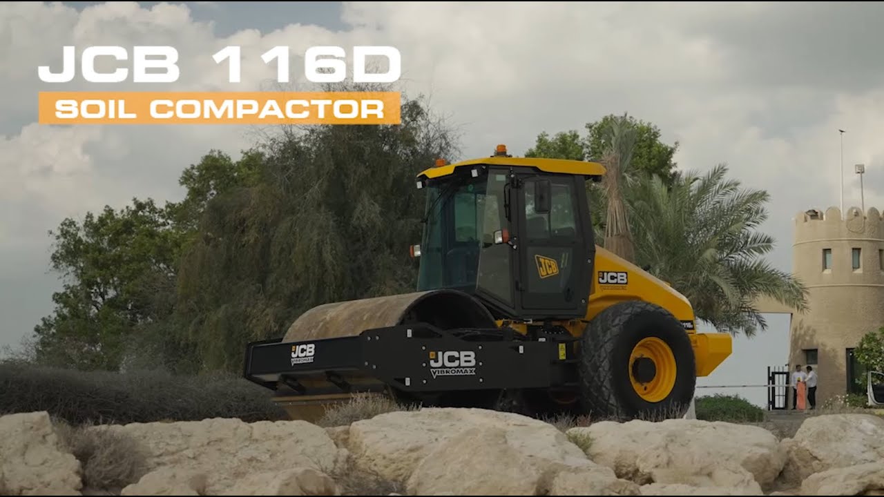 JCB 116D Soil Compaction Test - YouTube