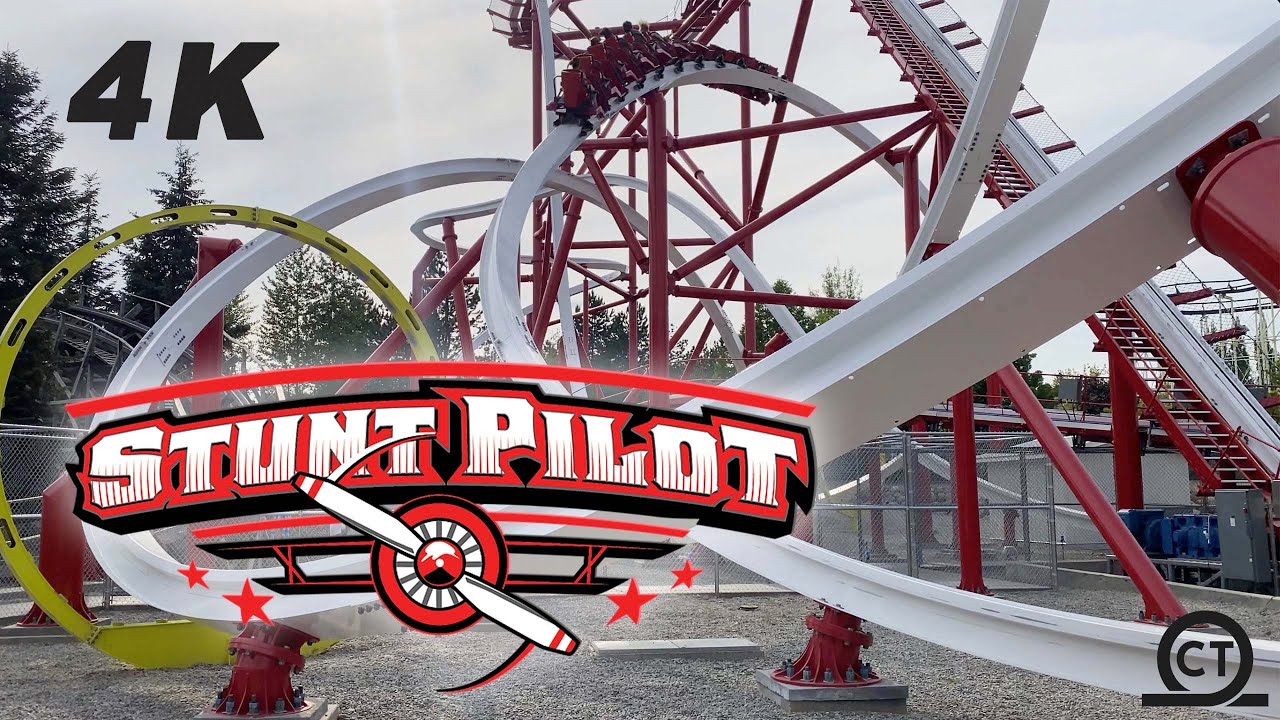 Stunt Pilot Off-Ride Silverwood July 2021 (4K60FPS - No Copyright ...