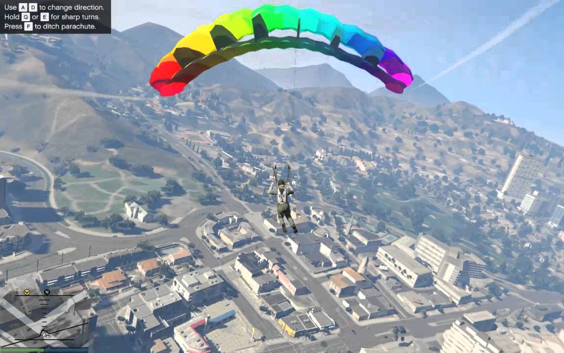 Complete a Flight School lesson & Parachute from 325 feet - YouTube