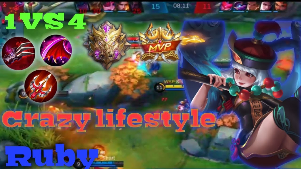Crazy lifestyle!!!! Ruby Best build emblem 2021 | Mobile Legends - YouTube