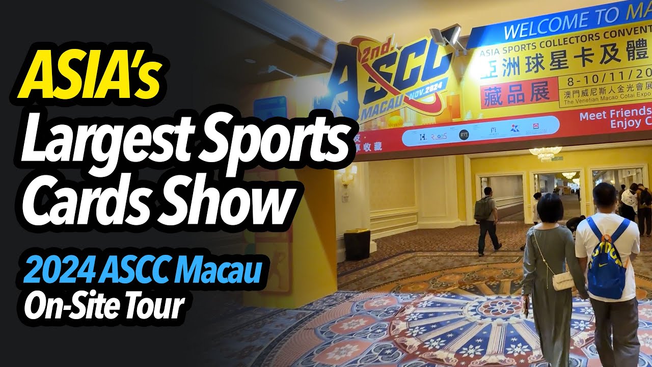 I visited the largest Sports Cards Show in Asia! Tour of 2nd ASCC Show at Venetian Macau 2024 ...