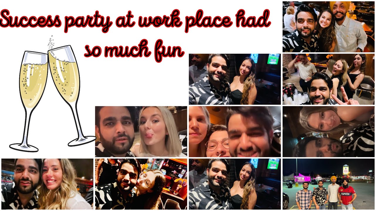 Party at work place || biggest success party || friends and colleagues ...