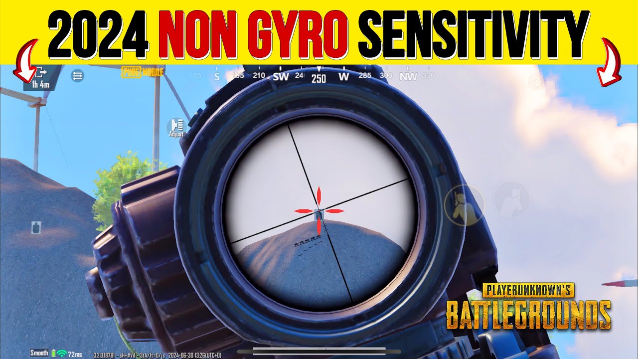 PUBG MOBILE NON GYRO SENSITIVITY SETTINGS 2024 🔥 COPY AND USE - YouTube