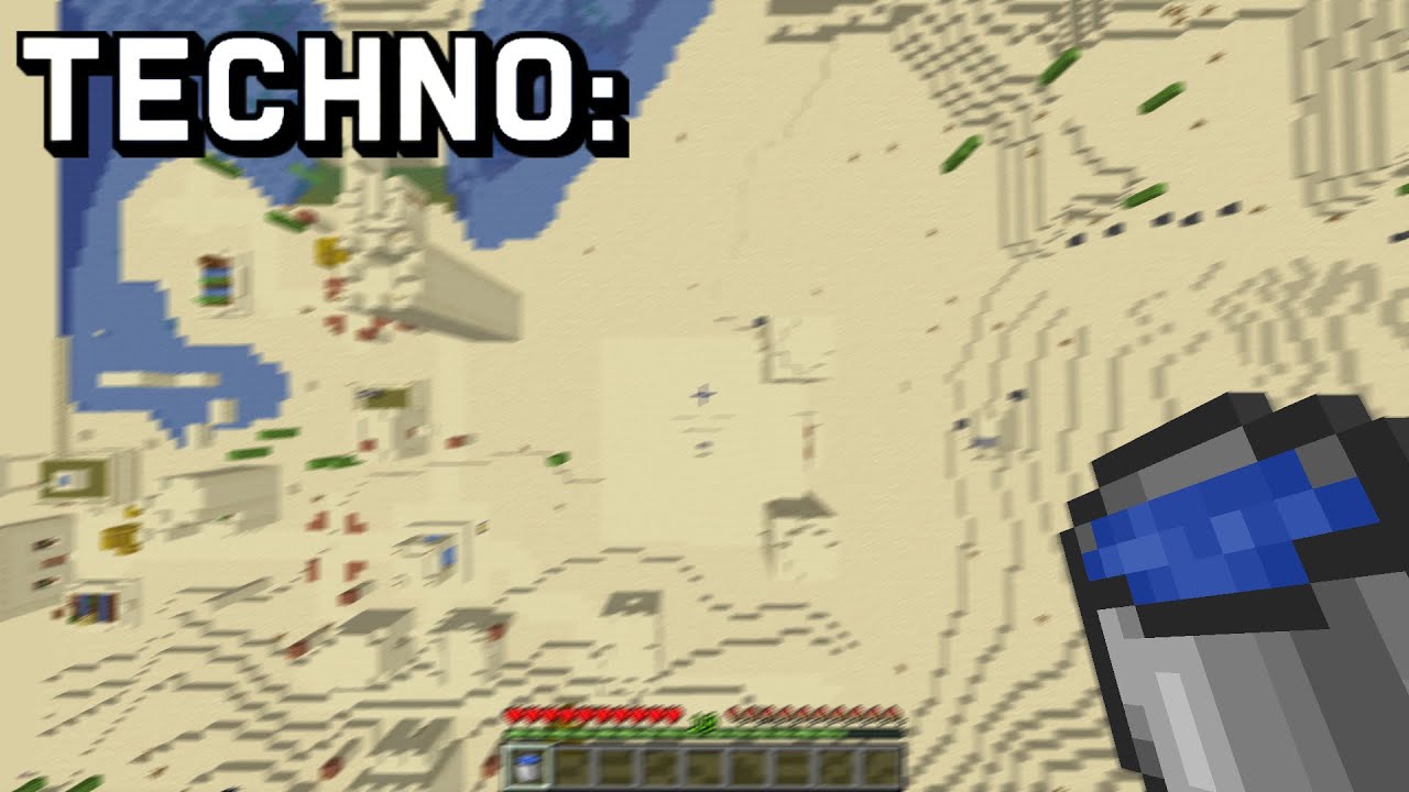 what Technoblade fans see when Technoblade plays Minecraft - YouTube