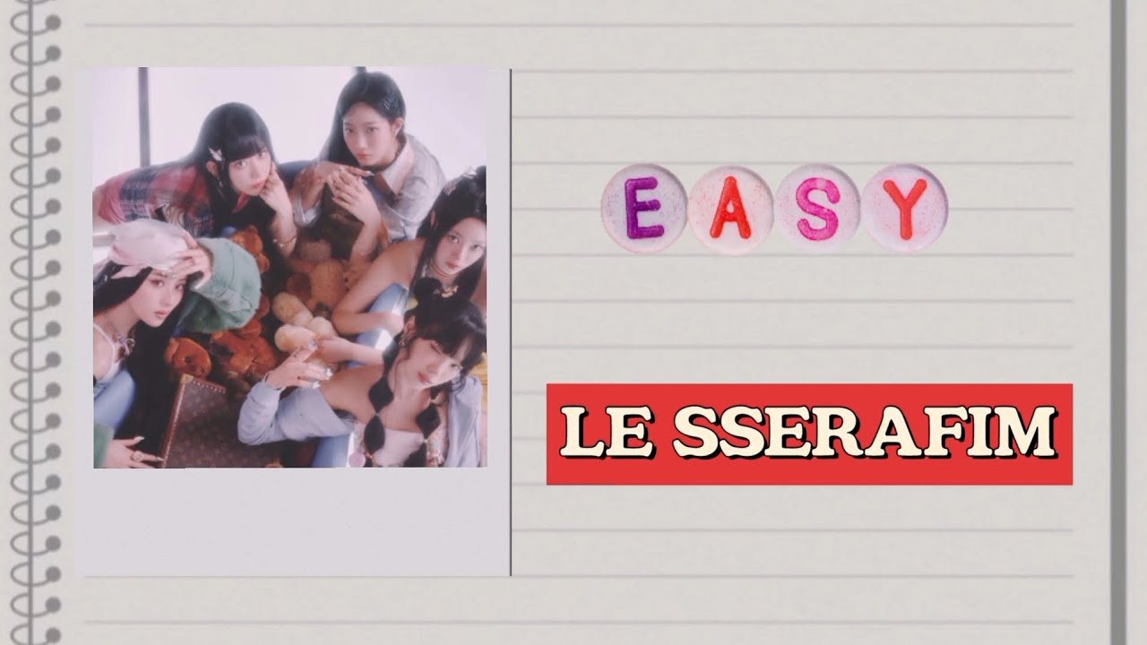 LE SSERAFIM (르세라핌) 'EASY' lyrics (Rom_Eng) - YouTube