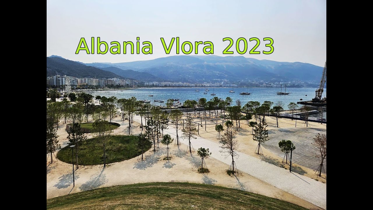 Albania Vlora 2023 - Port of Vlora - Walking tour - YouTube
