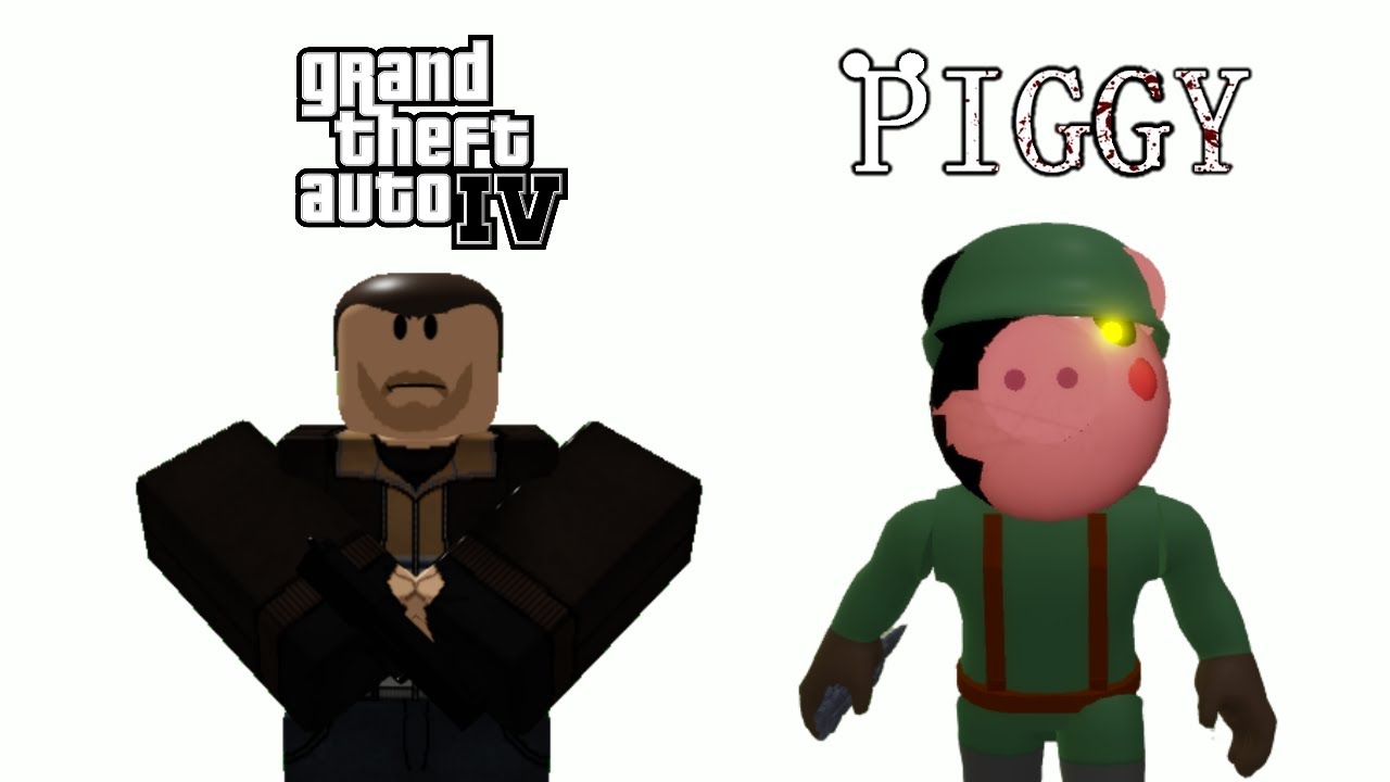 ROBLOX PIGGY NIKO BELLIC SCREAMS LOW PITCHED SOLDIER! (GTA 4) - YouTube