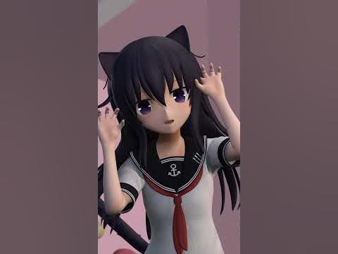 【MMD艦これ】 暁 Akatsuki 「Nyan Cat」 4k - YouTube