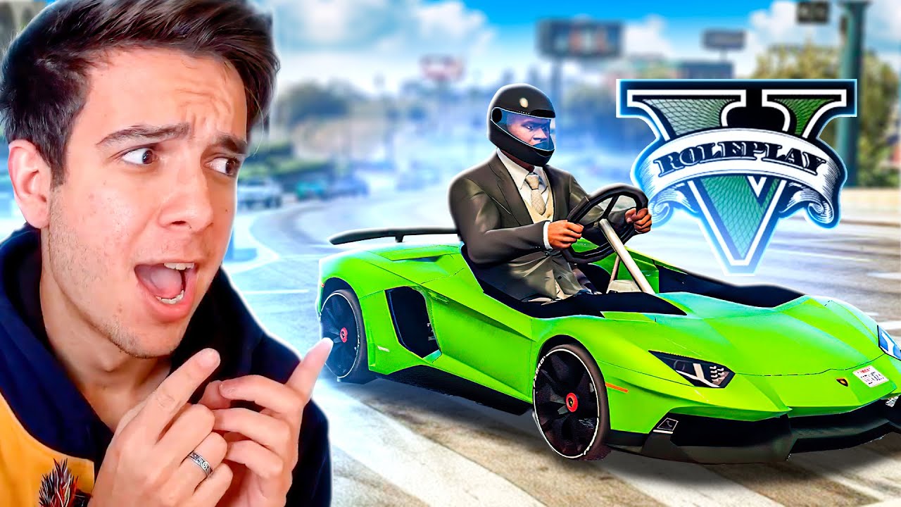 MUITO INCRIVEL ESSA MINI LAMBORGHINI no GTA RP *mostrei para os meus ...