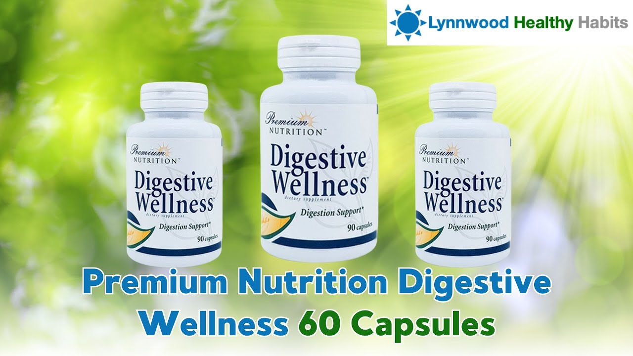 Premium Nutrition Digestive Wellness 60 Capsules - YouTube