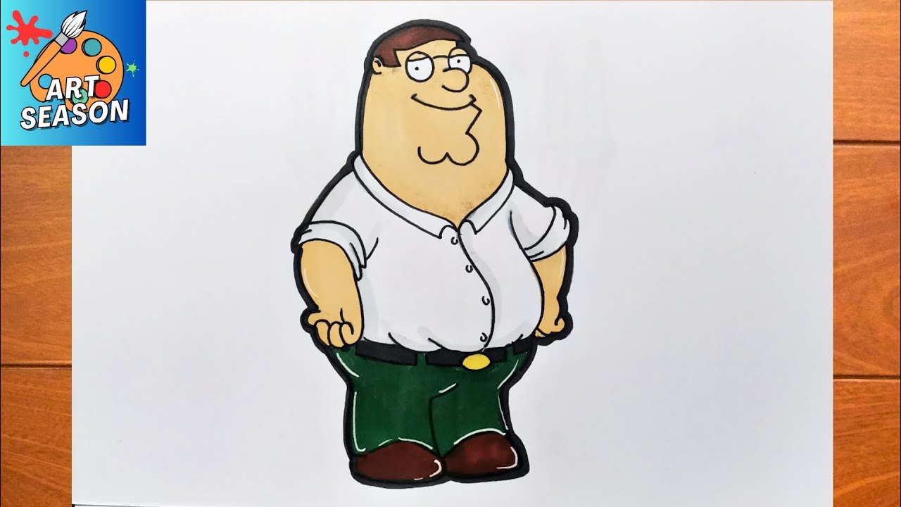 How to Draw Peter Griffin from Family Guy - YouTube