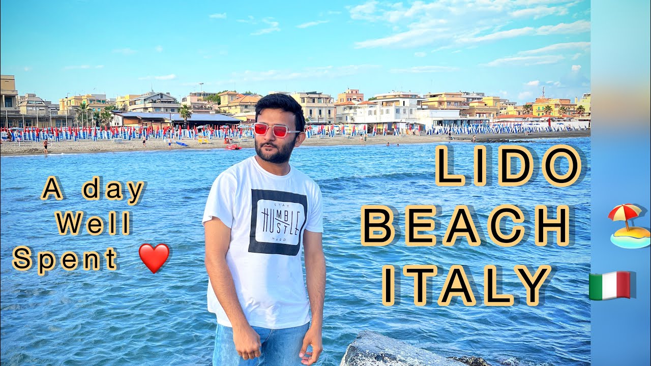 A beautiful beach 🏝️ of Rome, Italy 🇮🇹 | LIDO BEACH || ROMA ITALIA 🇮🇹 ...