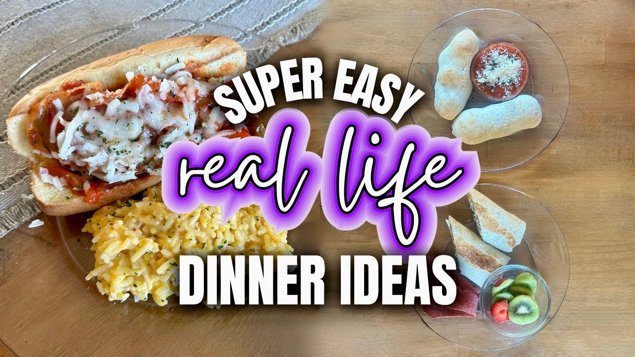Super Easy Real Life Dinner Ideas | Pantry Recipes | Whats for Dinner ...