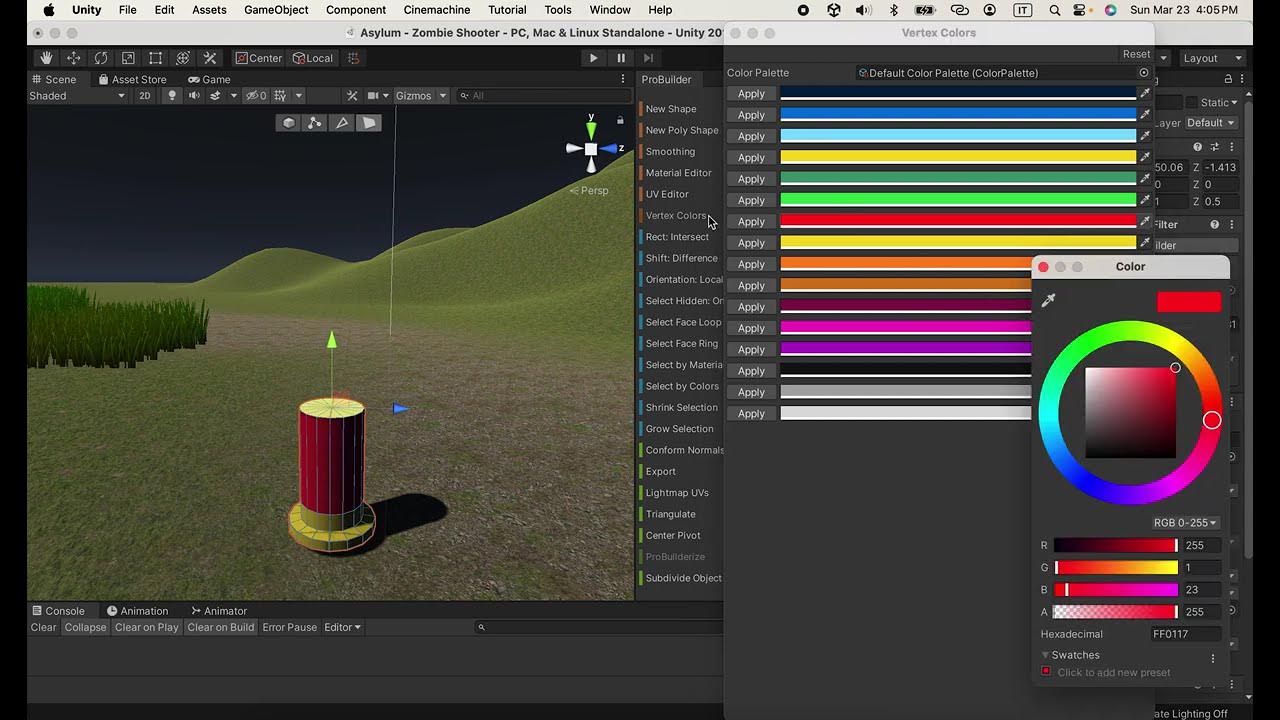 Modeling a Shell in Unity with ProBuilder - YouTube