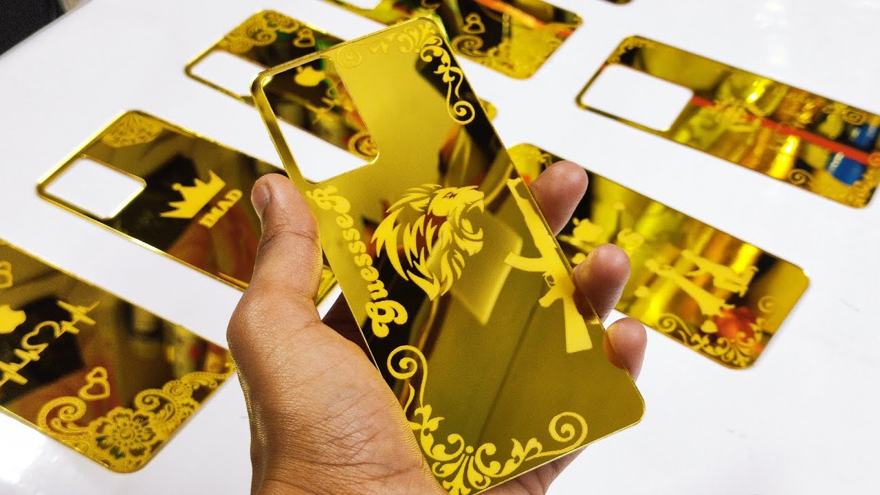 Latest New Trending Mobile Golden Panel For IPhone,Oppo,One Plus,Poco ...