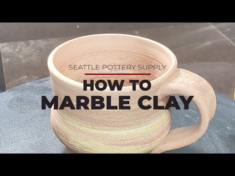 How to marble clay for cool swirl effects - YouTube
