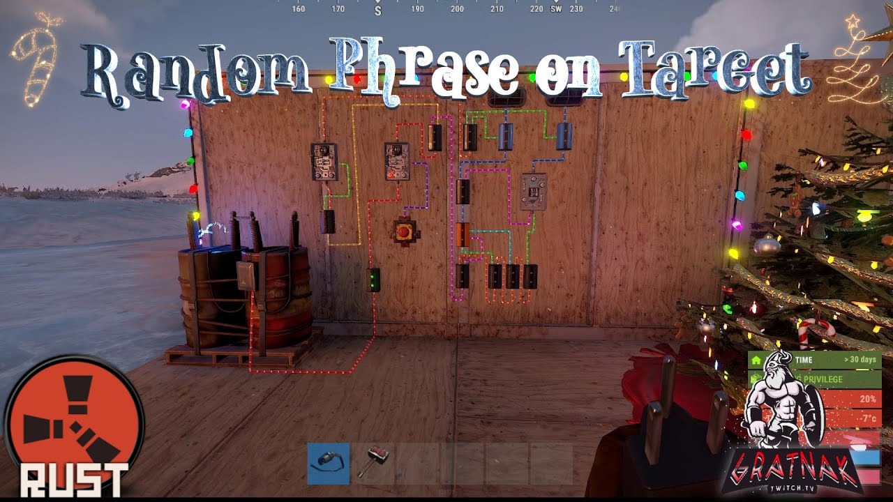 RUST: Random sound made through speakers when a turrets aquires a target - YouTube