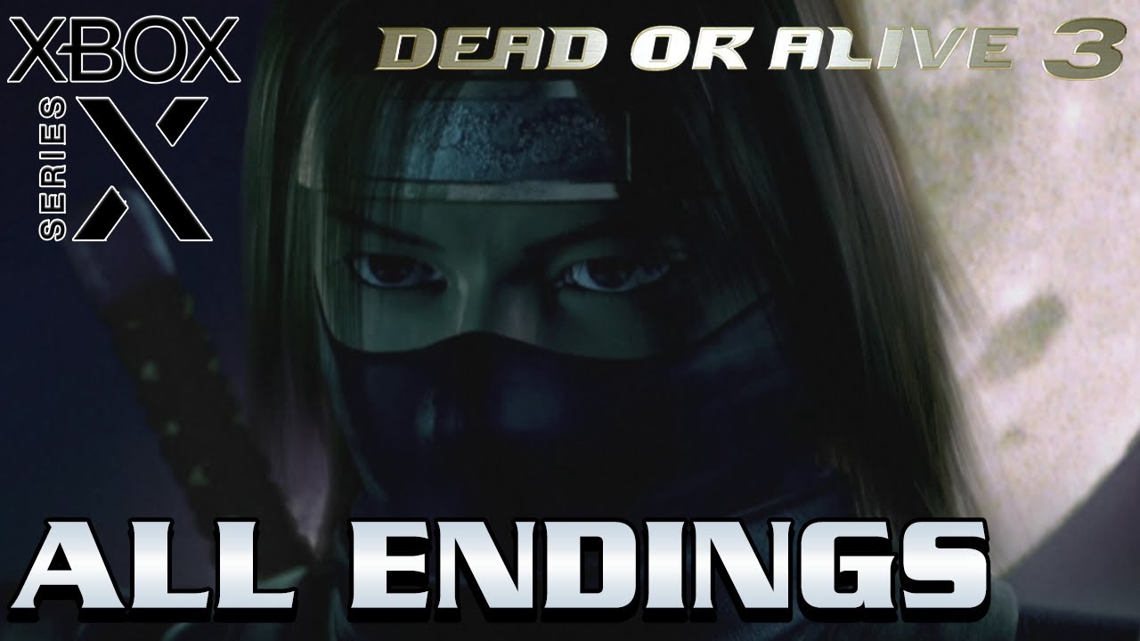 Dead or Alive 3 (Xbox Series X) All Characters Endings - YouTube