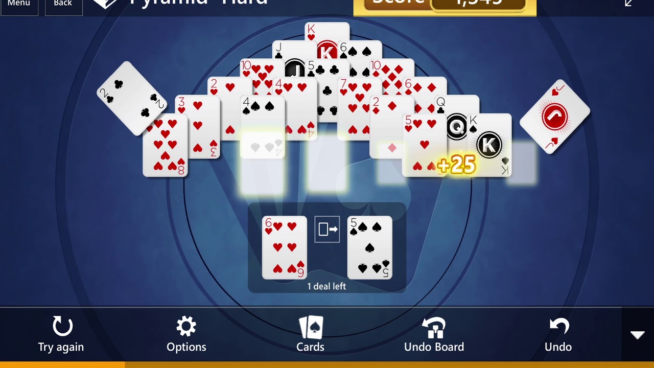 Microsoft Solitaire Collection: Pyramid - Hard - March 1, 2020 - YouTube