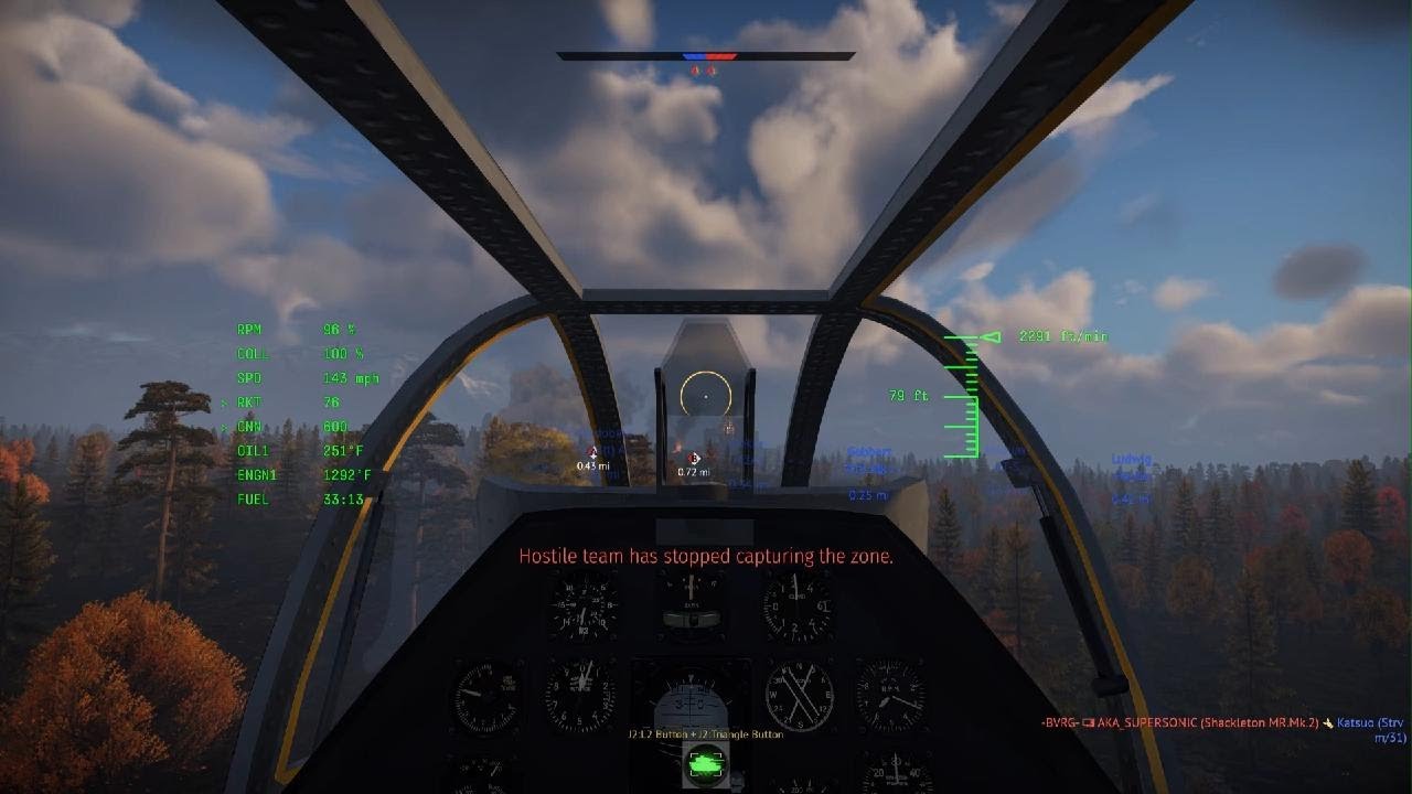 War Thunder: AH1G Providing Close Air Support - YouTube