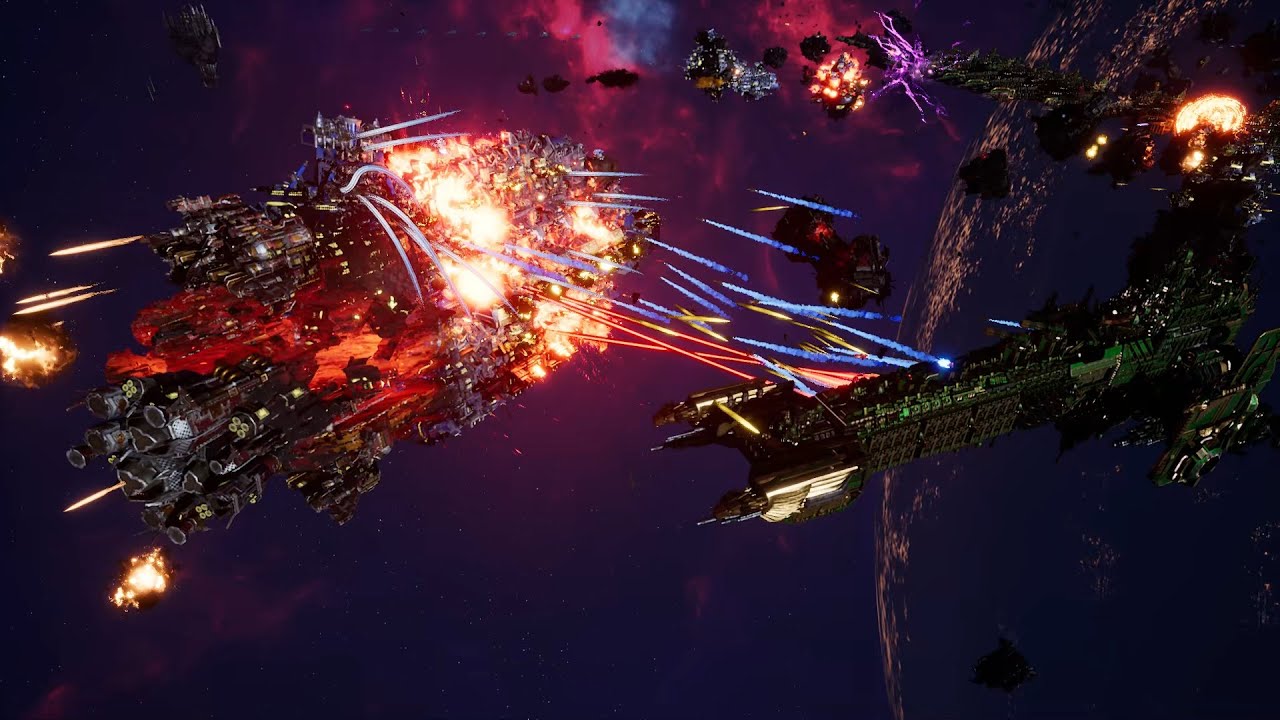 Salamanders vs Orks - Skalgrim Mod - Massive Battle - Battlefleet ...