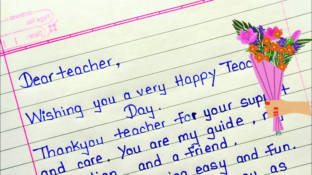 Message to teacher on Teacher's Day | Teachers day greeting card ...