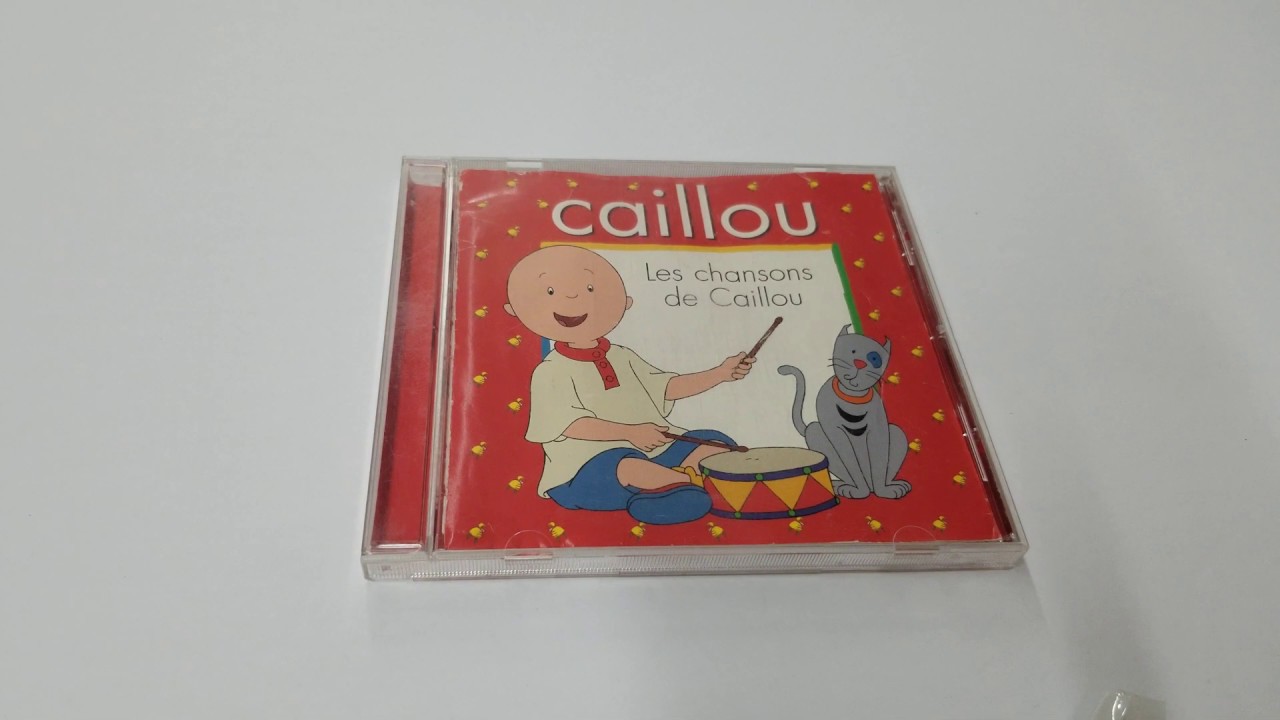 UNBOXING COVER 4K HD Les Chansons De Caillou (Artist) Format: Audio CD ...