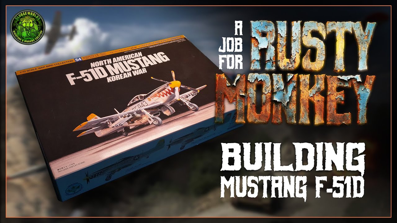 Project "RUSTY MONKEY" Part 1/3 - Building Mustang F-51D [TIMELAPSE] #miniature #scalemodel # ...