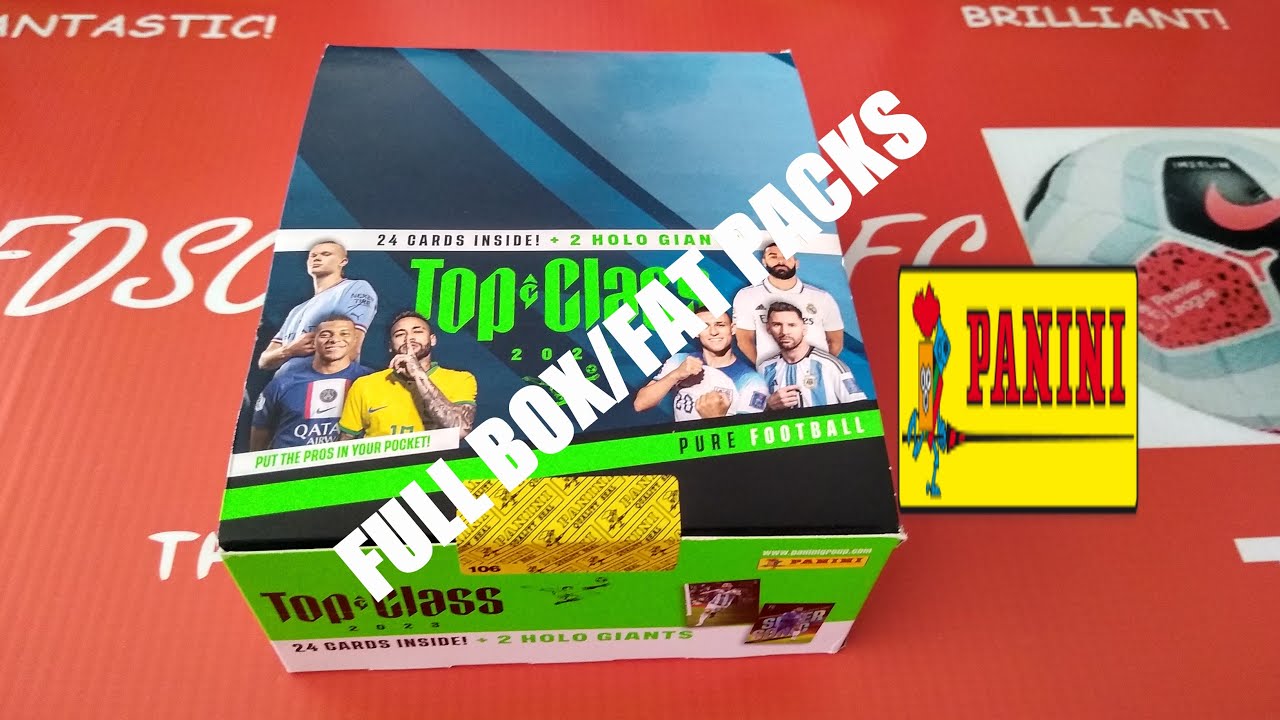 **NEW** FULL FAT PACKS BOX/PANINI TOP CLASS 2023 *20 HOLO GIANTS CARDS ...