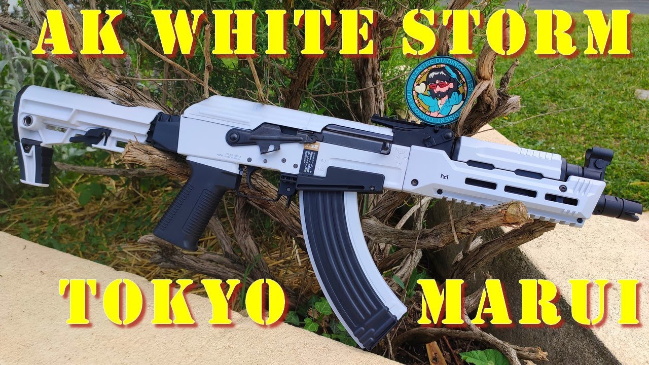 Airsoft - Tokyo Marui - AK White Storm [French] - YouTube