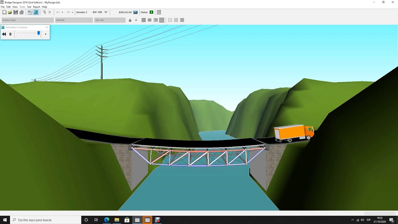 Vídeo Bridge Designer TPR - YouTube