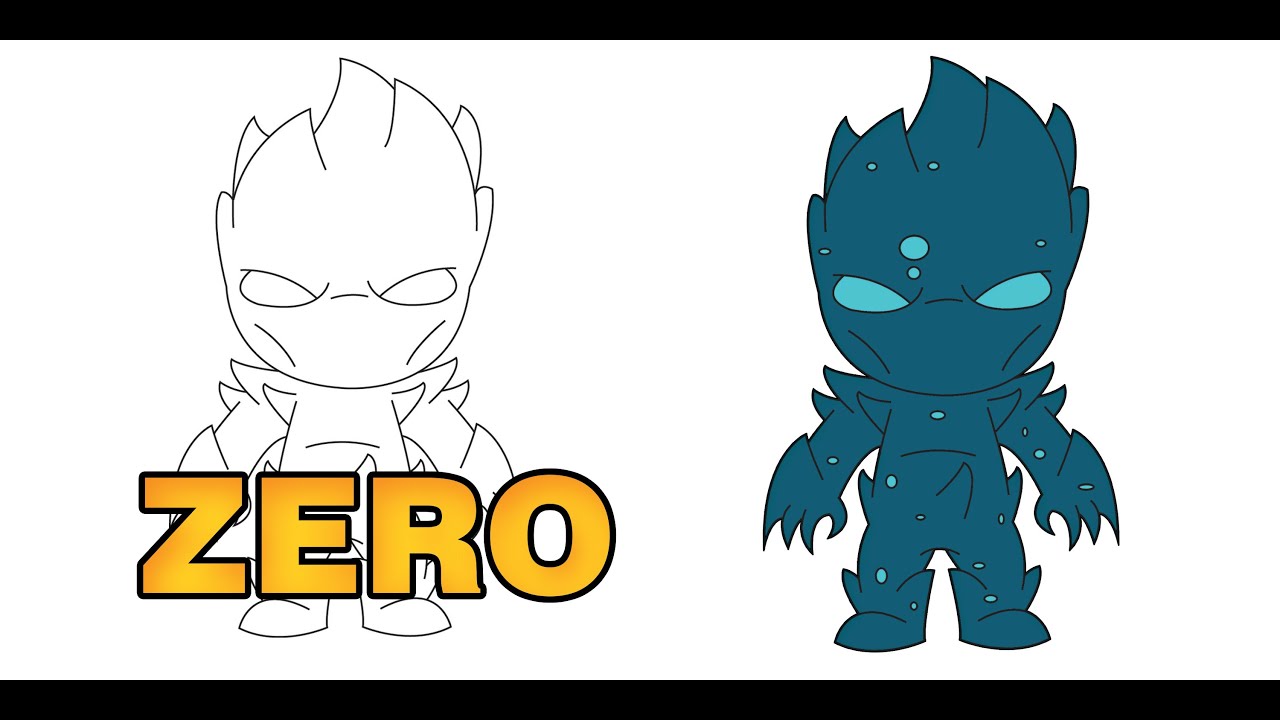 How To Draw Zero | New Fortnite - YouTube