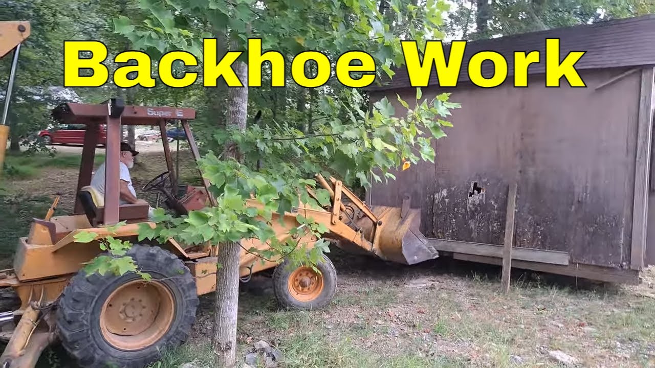 Backhoe Work part 6 - YouTube