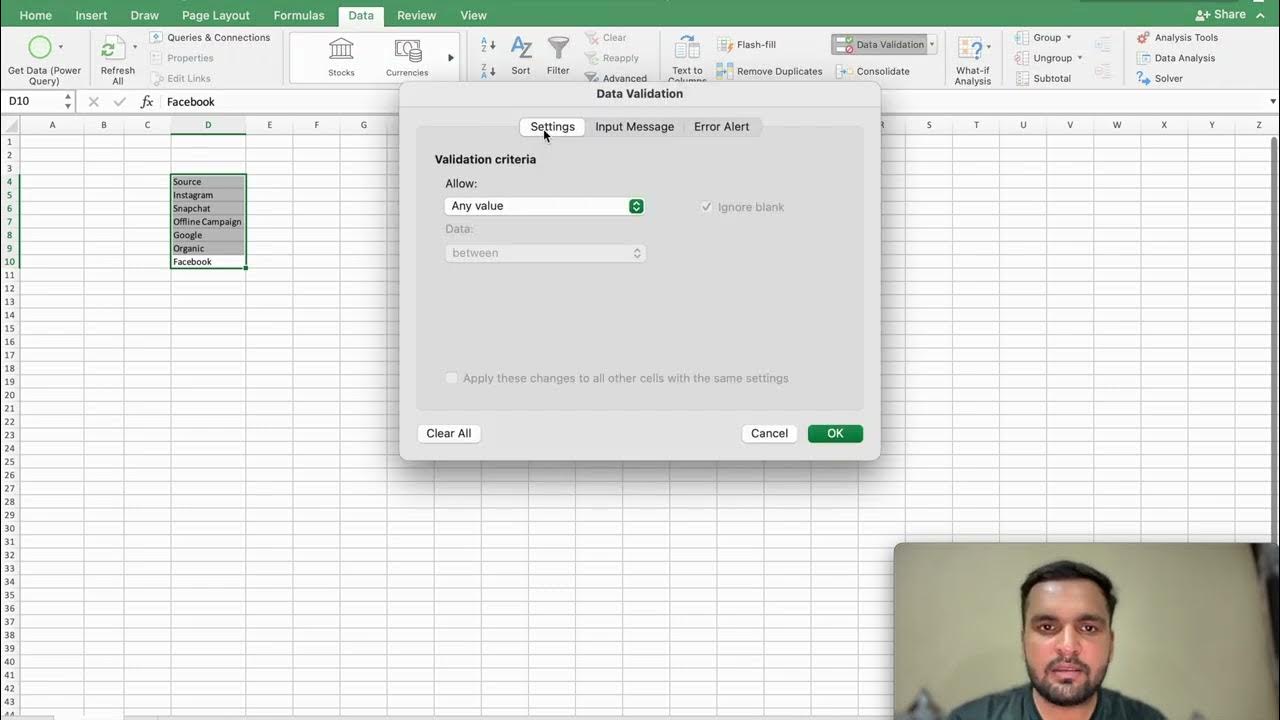 Excel Dropdown List: How to Create and Use Dropdown Menus in Excel - YouTube