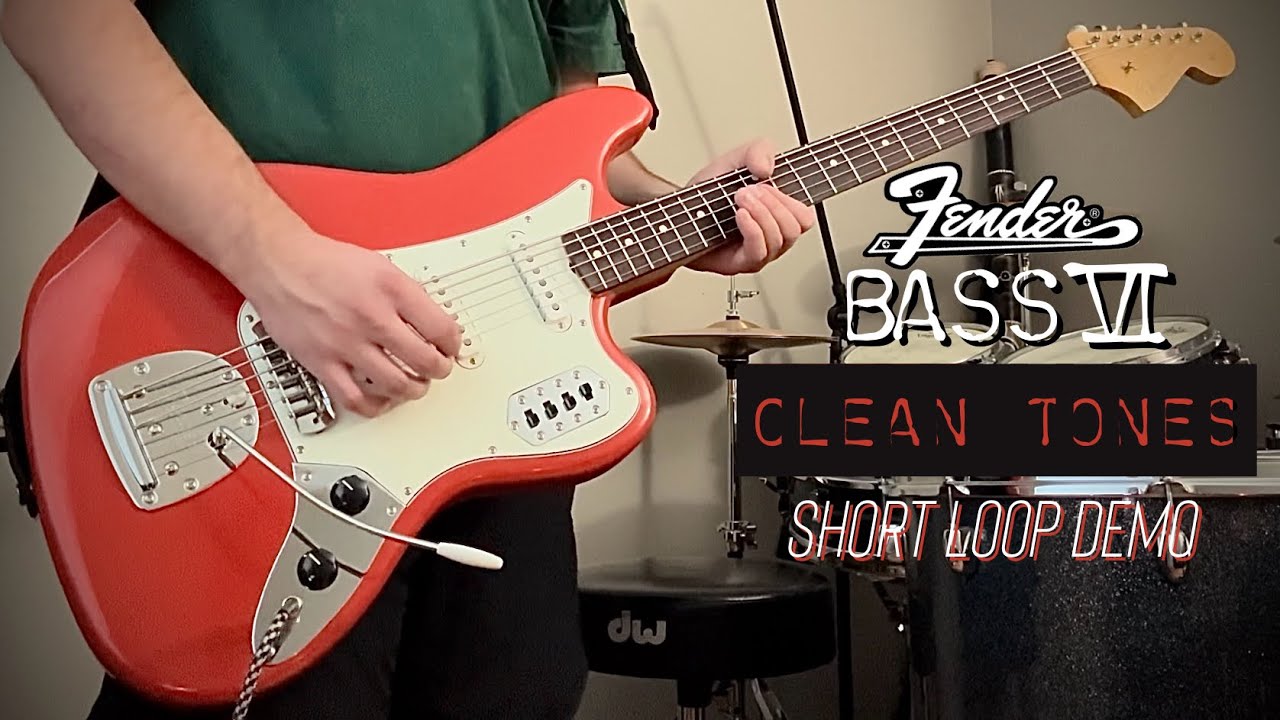 Fender Bass VI Clean Tones (Short loop demo) - YouTube