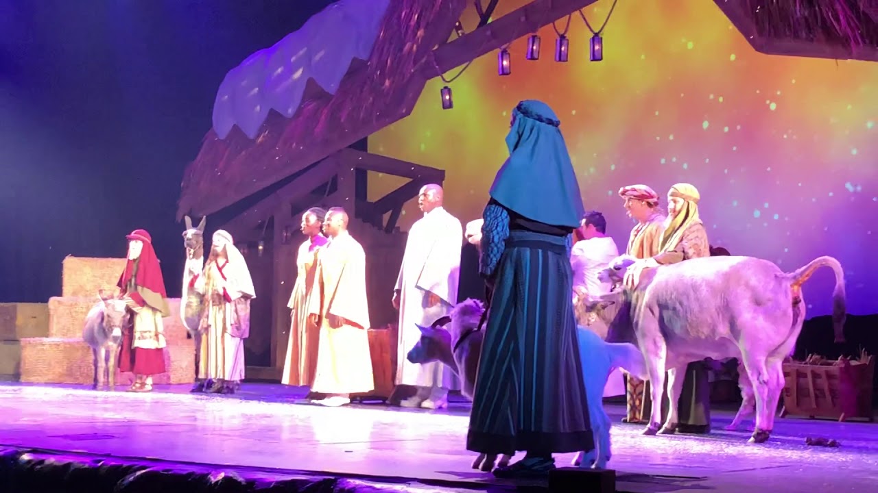 “O Wondrous Night” Seaworld Christmas Nativity Show Finale in Nautilus ...