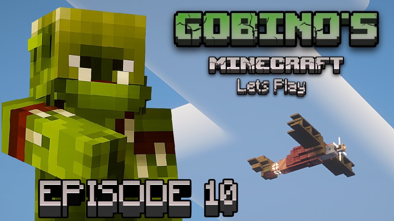 Aviator Gobino Builds a Creeper Farm! | Gobino’s Minecraft Lets Play Ep ...